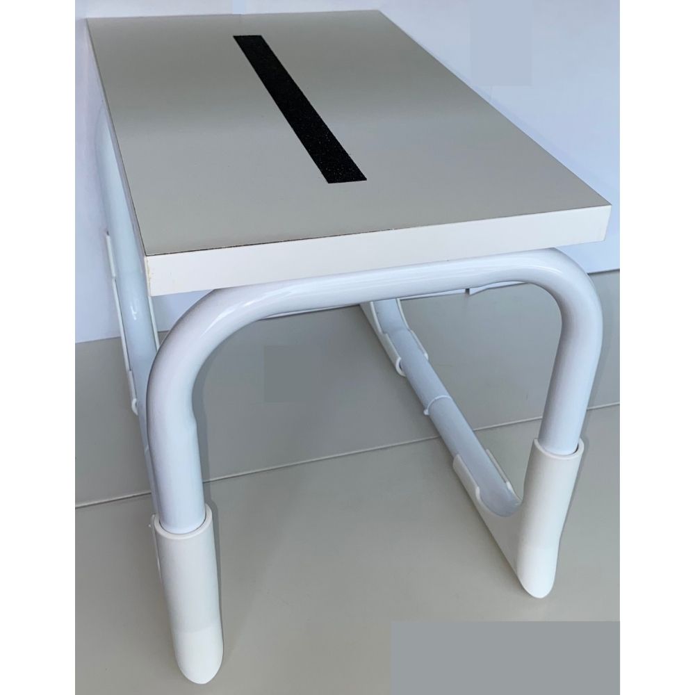 Predellino resistente in legno e metallo ad 1 gradino alto 27 cm ...