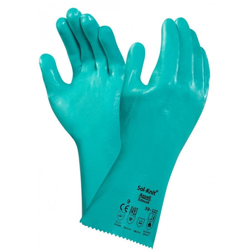 Guanti in nitrile verde antiacido – Maral Diffusion