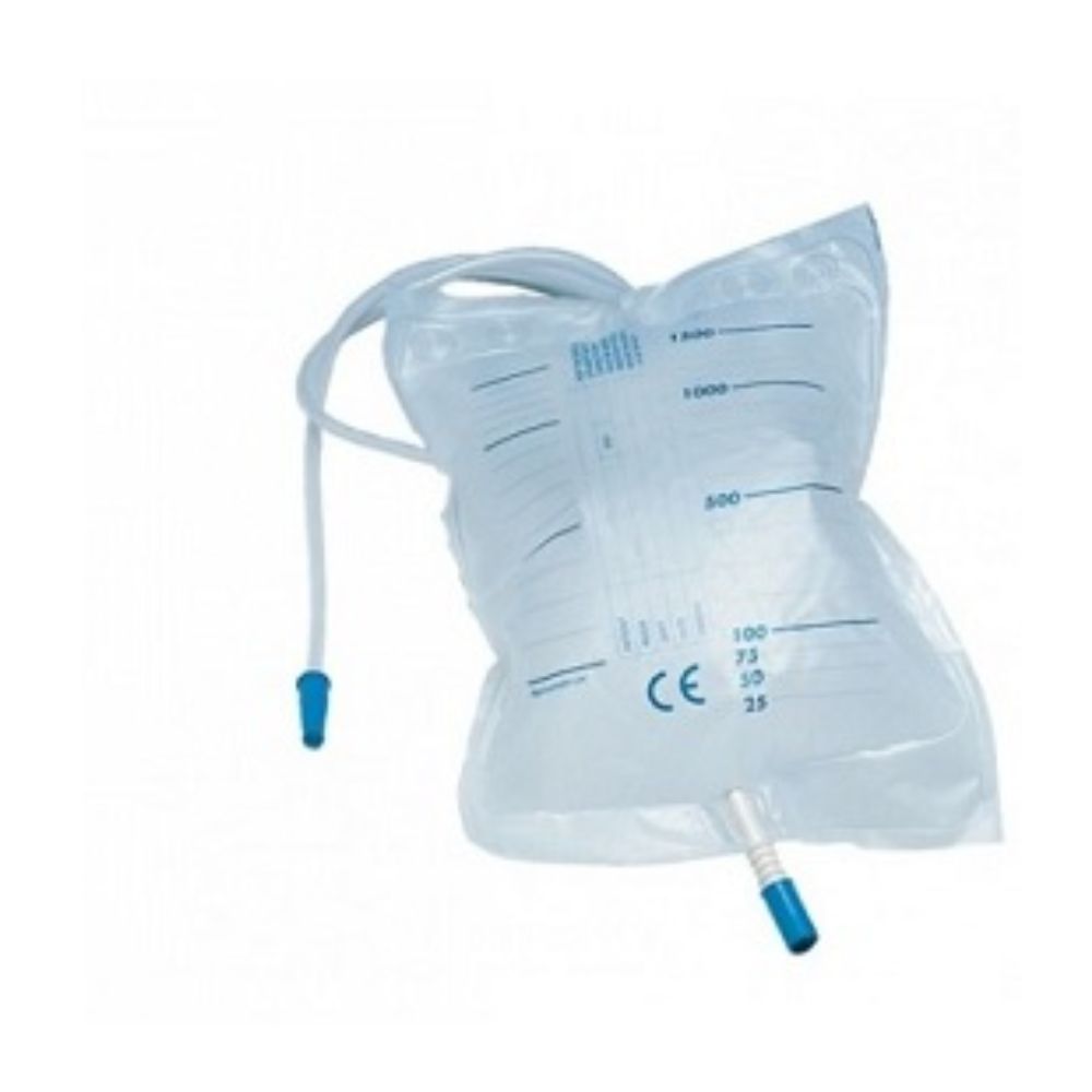 Sacca Urina in PVC Medicale con Rubinetto e Tubo da 130 cm – Capacità 2 ...